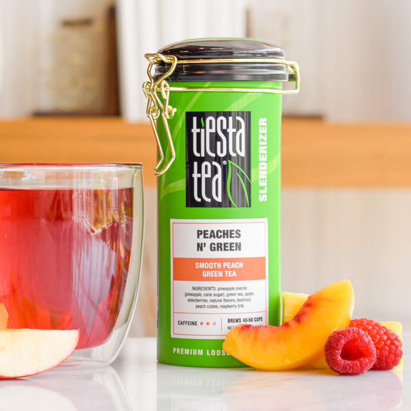 Peaches N Green (Smooth Peach Green Tea) | Tiesta Tea