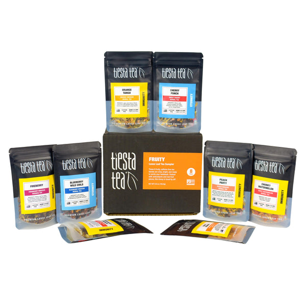 Fruity Tea Sampler Dry Flight (8 Exotic Fruit Tea Blends Sampler ...