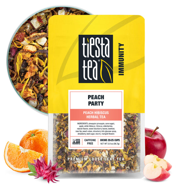 Peach Party (Peach Hibiscus Herbal Tea) | Tiesta Tea