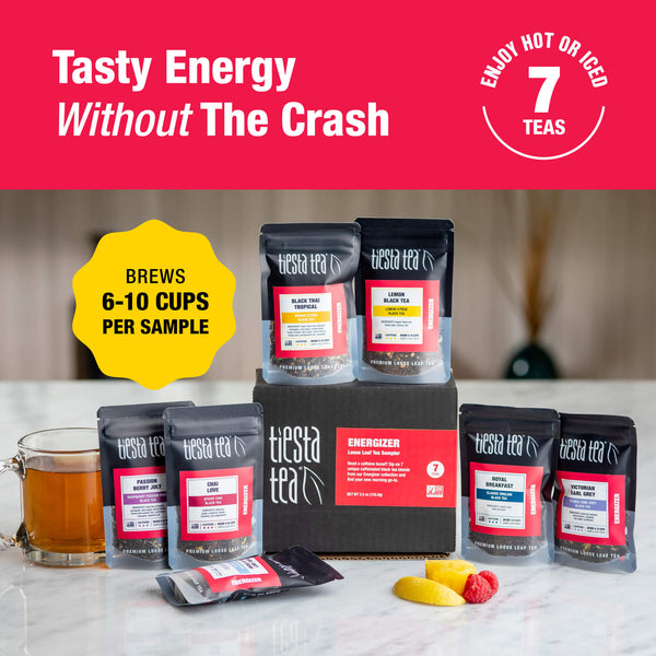 Energizer Sampler (7 Loose Leaf Teas) | Tiesta Tea
