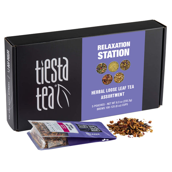 Herbal Loose Leaf Tea Variety Pack (5 Herbal Loose Leaf Teas) Tiesta Tea