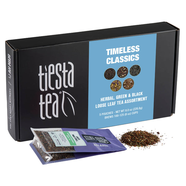 Classic Loose Leaf Tea Variety Pack (5 Classic Loose Leaf Teas) Tiesta Tea