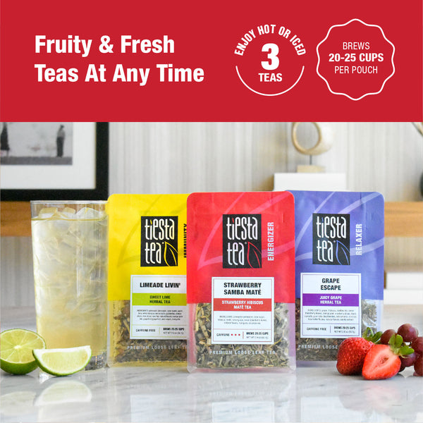 Fresh N' Fruity Trio (3 Fruity Loose Leaf Teas) – Tiesta Tea