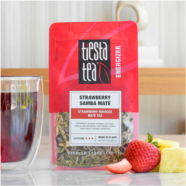 Strawberry Samba Maté (Strawberry Hibiscus Maté Tea) | Tiesta Tea